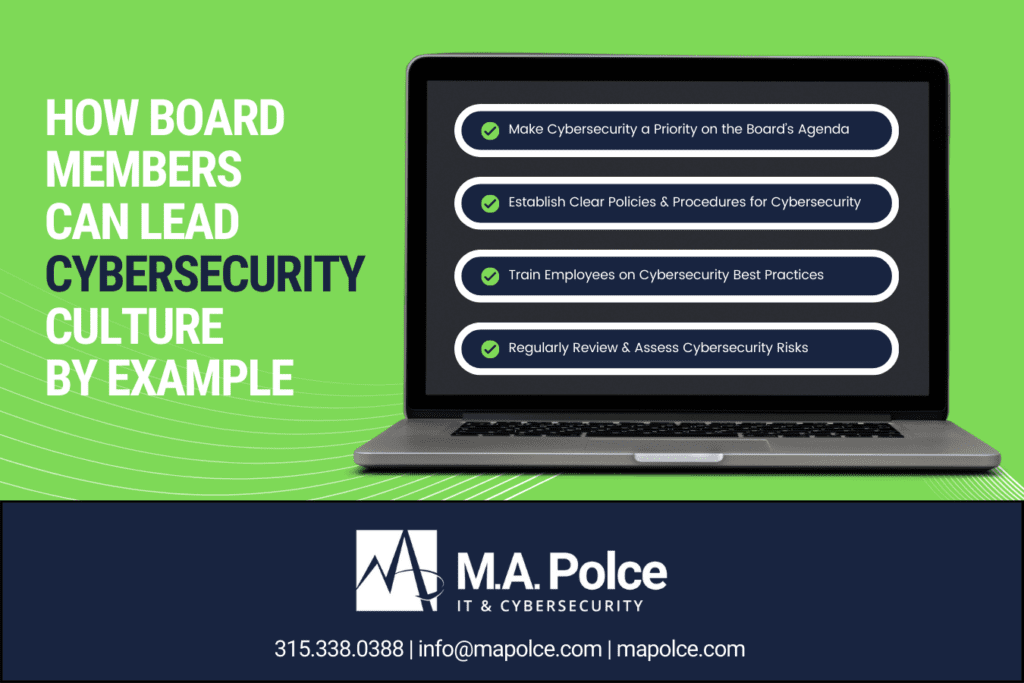 How Board Members Can Set the Tone for Cybersecurity Culture | M.A. Polce